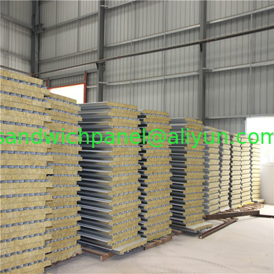 prefabricated fireproof rockwool sandwich panel house for labor camp