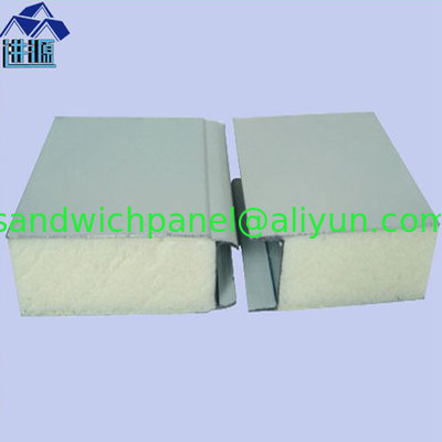 sound insulation 75mm PU foam sandwich panel walls board for container house