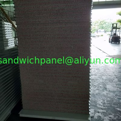 metal fireproof interior 50mm modified eps sandwich wall panel for warehouse