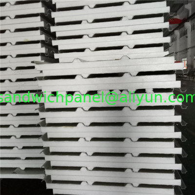 light weight insulated 0.526mm eps ploystyrene foam sandwich panel for warehouse