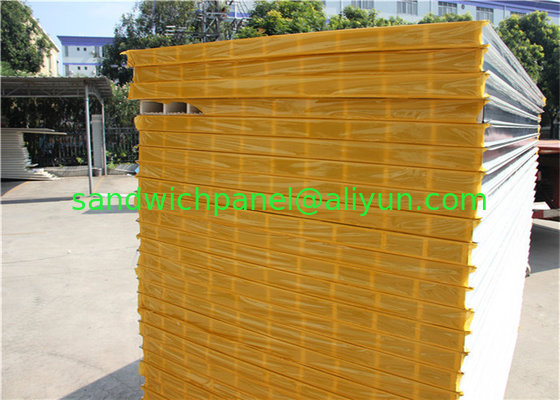 Huamei brand 0.426mm steel sheet 50mm mgo sandwich panel used for wall panel