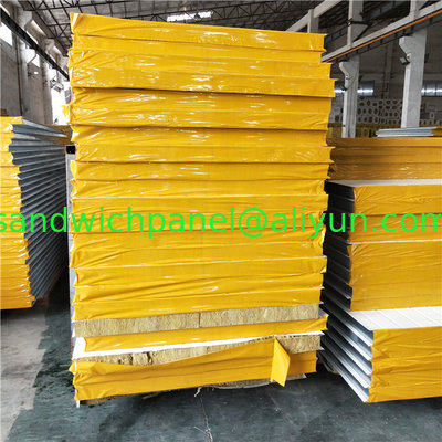 60m³ fireproof 50mm rock wool sandwich panel 2200x1150x50x0.326mm