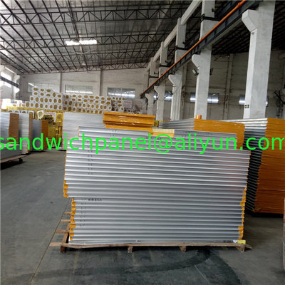 sound insulation 50mm rock wool sandwich panel cover with film for clean room