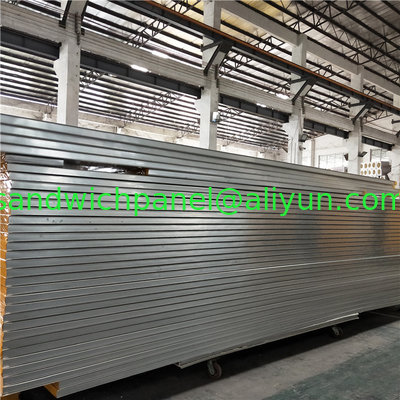 sound insulation 50mm rock wool sandwich panel cover with film for clean room