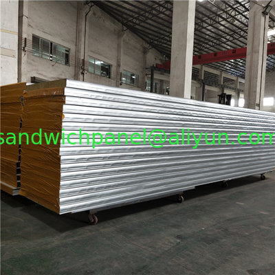 50mm interior wall decoration material rock wool sandwich panel for warehouse
