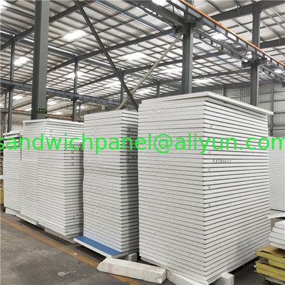 10kg EPS sandwich container house wall panel 1150-50-0.376mm greywhite steel sheet