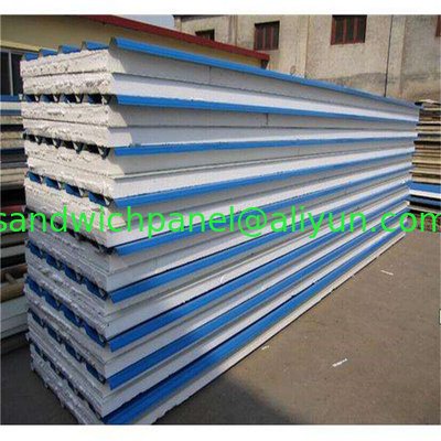 1050-100-0.426mm grey white waterproof eps sandwich roof panel for warehouse