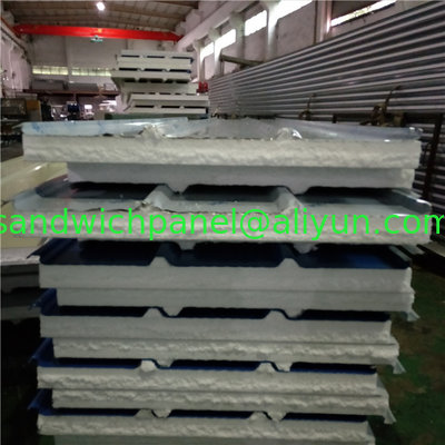 1050-75-0.426mm aluminum waterproof EPS sandwich roof panel for prefabricated building