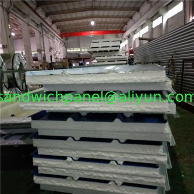 1050-75-0.426mm aluminum waterproof EPS sandwich roof panel for prefabricated building