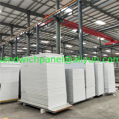 B1 grade fireproof mobile home 50mm greywhite eps sandwich wall paneling
