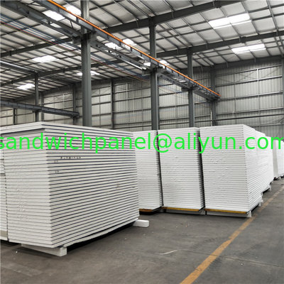 B1 grade fireproof mobile home 50mm greywhite eps sandwich wall paneling