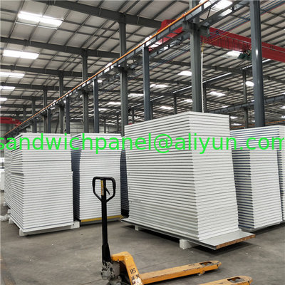 B1 grade fireproof mobile home 50mm greywhite eps sandwich wall paneling