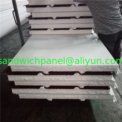eps sandwich roof panel 1050-50-0.4mm RAL3005 steel sheet up and RAL9002 down
