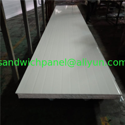 eps sandwich roof panel 1050-75-0.4mm RAL3005 steel sheet up and RAL9002 down