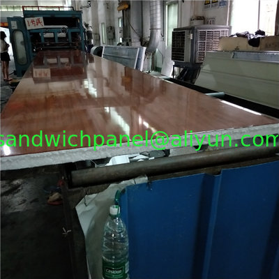 10kg EPS roof panel 1050-50-0.426mm sandstone steel sheet up and wood grain down