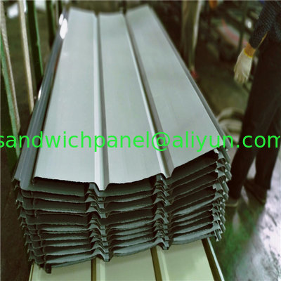 sliver grey corrugated roof sheets 3000-1050-0.426mm for poultry farming