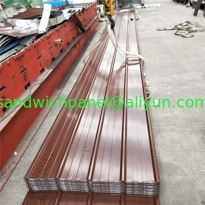 25 years 1050 / 840mm type color steel roof sheets widely used for roof tile