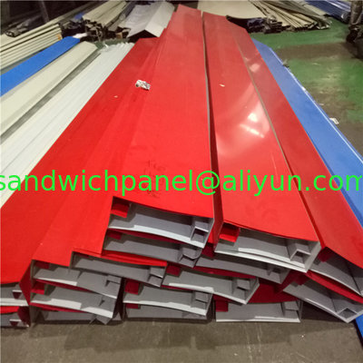 red color steel roof sheet 4000-0.426mm edge capping  for warehouse roof