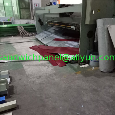 2200mm length RAL3005 color steel sheet dine line with 0.4mm for warehouse roof