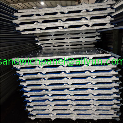 manufactured prefab home 30mm silver paper eps sandwich roof panels with 0.476mm for roof