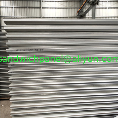 960-50-0.376mm insulated rock wool sandwich roof panels prefab home materials