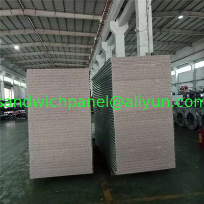 metal fireproof interior 50mm modified eps sandwich wall panel for warehouse