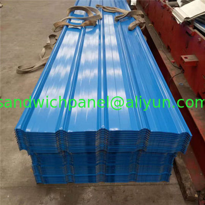 30years blue color 0.526mm corrugated roofing sheet for caravan building