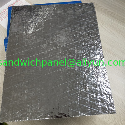 overlap blue 50mm silver paper eps sandwich roof panel for storage units prefab house
