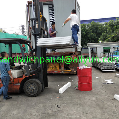 waterproof embossing sandwich panel house building materials 950-50-0.376mm