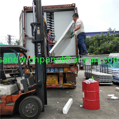 waterproof embossing sandwich panel house building materials 950-50-0.376mm