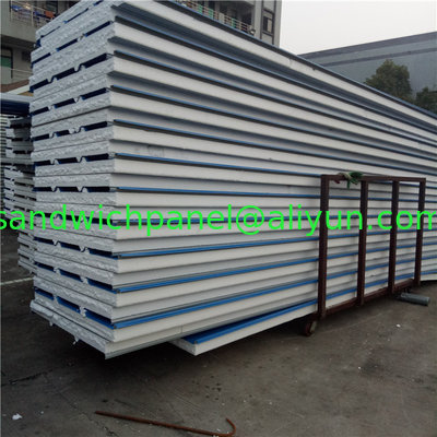 eps 12kg sandwich panel 1050-50-0.426mm cover with film both side for prefab house