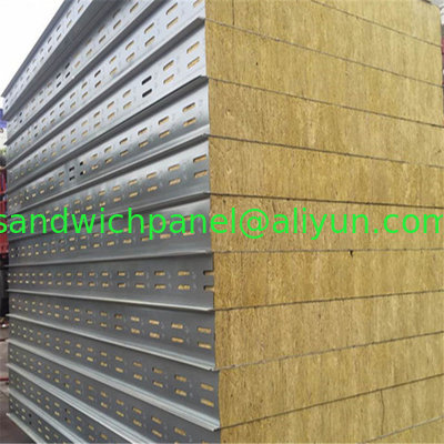 rock wool sandwich panel 1150-150-0.426mm with 100kg for industrial kiln