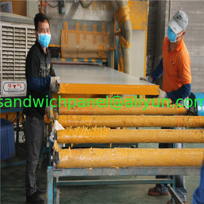 sandwich panel homes 50mm rock wool sandwich board with fireproof