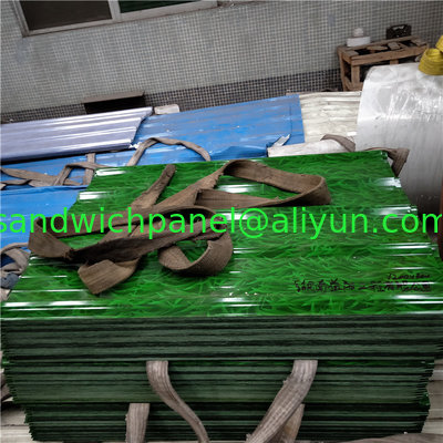840mm type of corrugated green grass roofing sheets for prefabricated buildings