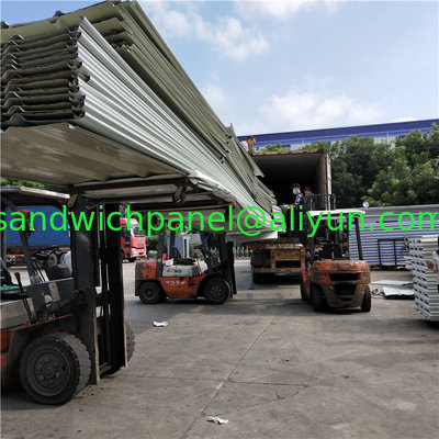 ivory white corrugated steel roof sheets 11800-840-0.526mm for construction building