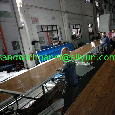 50mm wood grain steel sheet eps sandwich panel boards with 12kg for prefab house