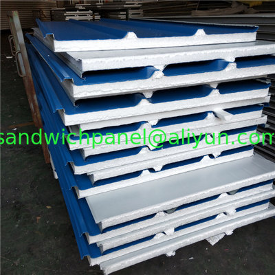 14kg 50mm eps sandwich styrofoam house building roof panel with anti slip surface