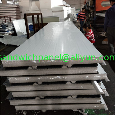 new building construction materials 50mm eps sandwich roof panel with anti slip steel sruface