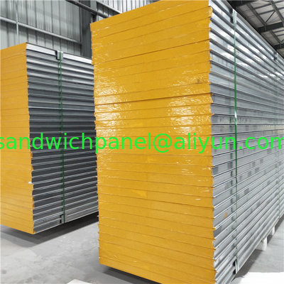 60kg 75mm aluminium steel sheet modified eps sandwich ceiling boards