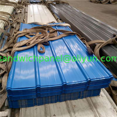 840mm blue corrugated roof sheets with 0.426mm for poultry farming