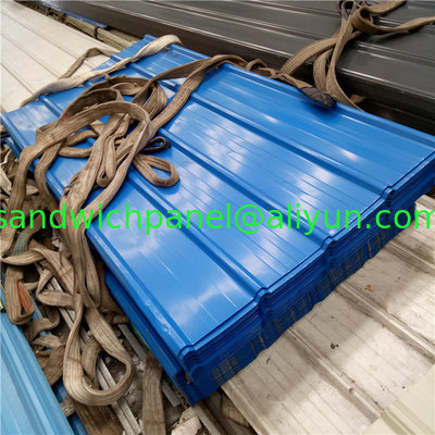 840mm blue corrugated roof sheets with 0.376mm for fencing wall panels