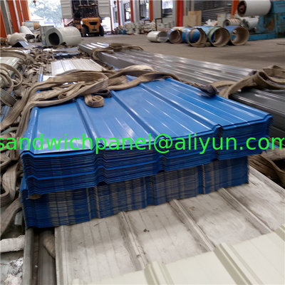 840mm blue corrugated roof sheets with 0.376mm for fencing wall panels
