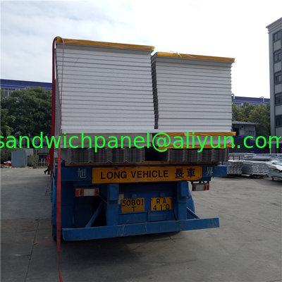 0.376mm souble greywhite steel eps sandwich panels for workshop prefab house