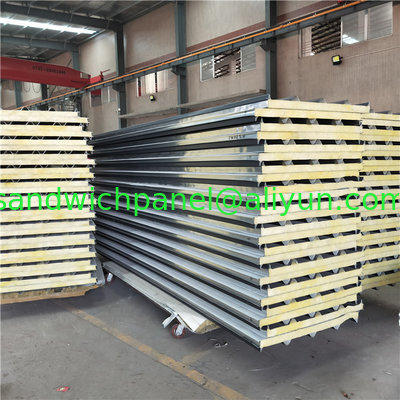 oman manufacturer sandwich panel 50mm rock wool glass roof tile for construction buildings