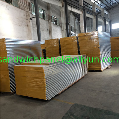 50mm greywhite outdoor decor rock wool sandwich walls panels for worker camp
