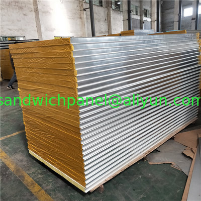 50mm greywhite outdoor decor rock wool sandwich walls panels for worker camp
