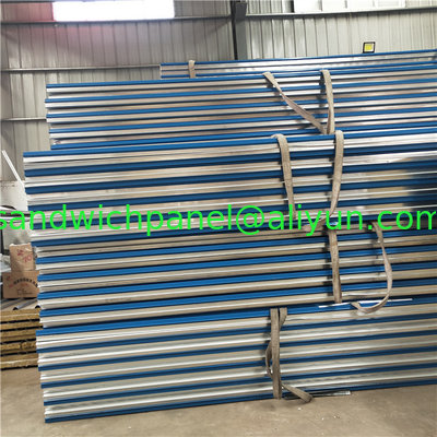 50mm polyurethane foam cold room PU sandwich roof panel with good thermal insulation
