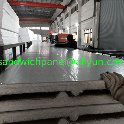 50mm eps sandwich prefabricated houses waterproof roof panel to bulgaria