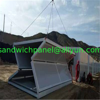 life span 25-35 years 20ft foldable sandwich panel container house for worker camp