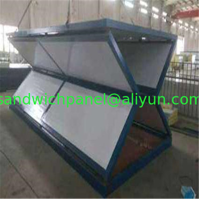 waterproof assembled 20ft foldable container eps sandwich panel house for labour camp